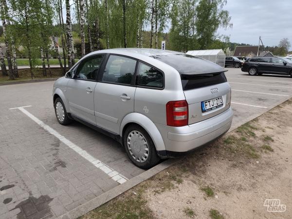 Grey Audi A2 2001 in Ignalina, with an engine capacity of 1.40 L and mileage of 328 thousand km for 1450 €, photo 4 on AUTOMOTO.COM.LV