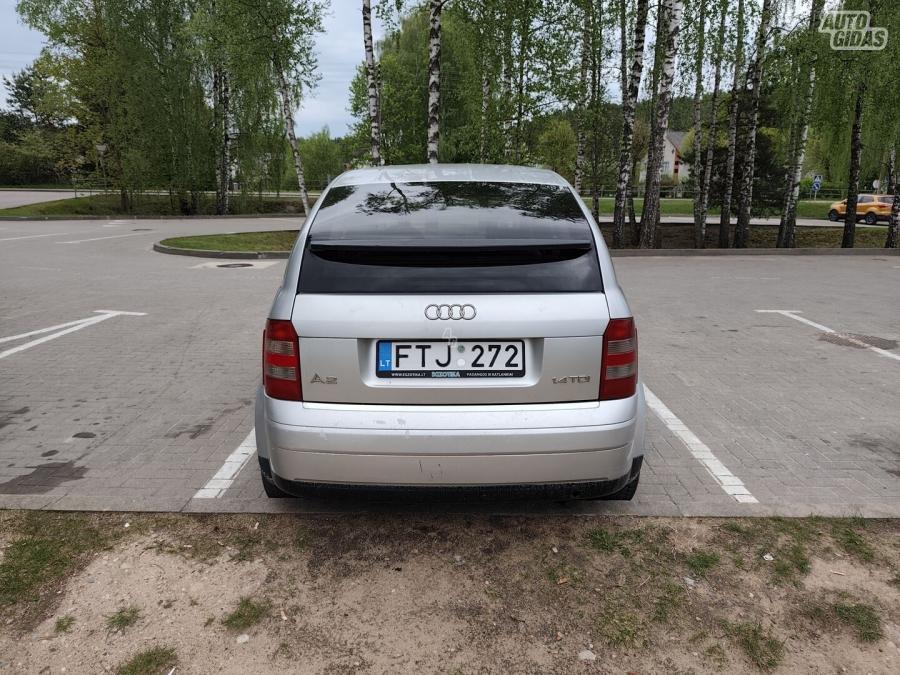 Grey Audi A2 2001 in Ignalina, with an engine capacity of 1.40 L and mileage of 328 thousand km for 1450 €, photo 6 on AUTOMOTO.COM.LV