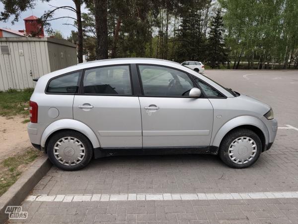 Grey Audi A2 2001 in Ignalina, with an engine capacity of 1.40 L and mileage of 328 thousand km for 1450 €, photo 7 on AUTOMOTO.COM.LV