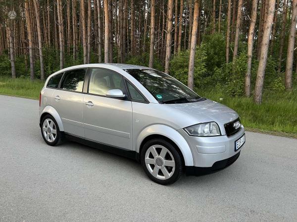 Grey Audi A2 2001 in Klaipeda, with an engine capacity of 1.40 L and mileage of 257 thousand km for 1950 €, photo 3 on AUTOMOTO.COM.LV