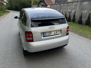 Grey Audi A2 2001 in Klaipeda, with an engine capacity of 1.40 L and mileage of 257 thousand km for 1950 €, photo 5 on AUTOMOTO.COM.LV