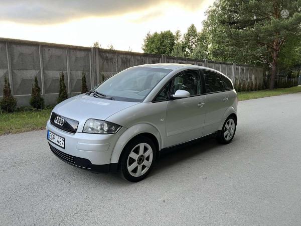 Grey Audi A2 2001 in Klaipeda, with an engine capacity of 1.40 L and mileage of 257 thousand km for 1950 €, photo 5 on AUTOMOTO.COM.LV