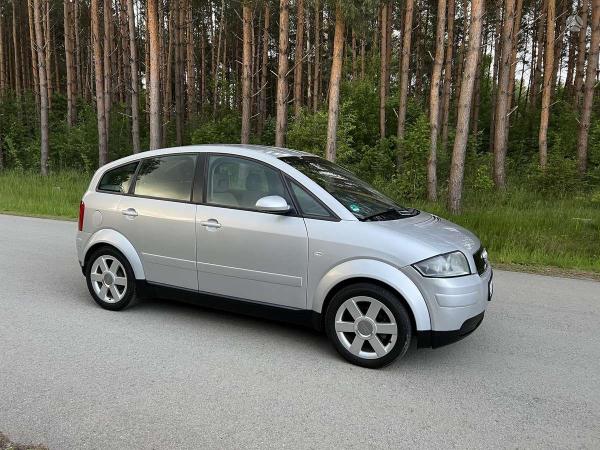 Grey Audi A2 2001 in Klaipeda, with an engine capacity of 1.40 L and mileage of 257 thousand km for 1950 €, photo 7 on AUTOMOTO.COM.LV