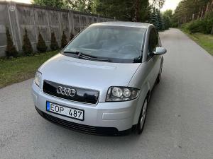 Grey Audi A2 2001 in Klaipeda, with an engine capacity of 1.40 L and mileage of 257 thousand km for 1950 €, photo 13 on AUTOMOTO.COM.LV