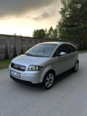 Grey Audi A2 2001 in Klaipeda, with an engine capacity of 1.40 L and mileage of 257 thousand km for 1950 €, photo 14 on AUTOMOTO.COM.LV