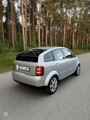 Grey Audi A2 2001 in Klaipeda, with an engine capacity of 1.40 L and mileage of 257 thousand km for 1950 €, photo 16 on AUTOMOTO.COM.LV