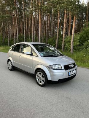 Grey Audi A2 2001 in Klaipeda, with an engine capacity of 1.40 L and mileage of 257 thousand km for 1950 €, photo 17 on AUTOMOTO.COM.LV