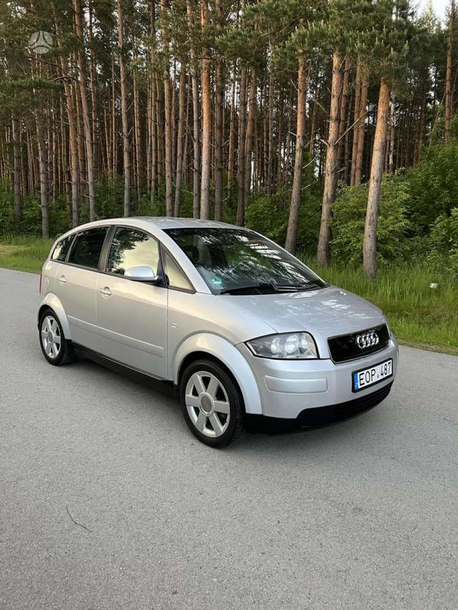 Grey Audi A2 2001 in Klaipeda, with an engine capacity of 1.40 L and mileage of 257 thousand km for 1950 €, photo 17 on AUTOMOTO.COM.LV