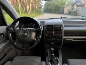 Grey Audi A2 2001 in Klaipeda, with an engine capacity of 1.40 L and mileage of 257 thousand km for 1950 €, photo 19 on AUTOMOTO.COM.LV