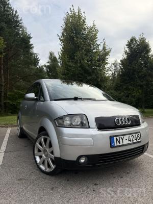 Grey Audi A2 2001 in Liepaja, with an engine capacity of 1.40 L and mileage of 258 thousand km for 2500 €, photo  on AUTOMOTO.COM.LV