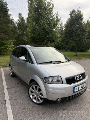Pelēks Audi A2 2001 Liepāja, ar dzinēja tilpumu 1.40 L un nobraukumu 258 tūkst. km par 2500 €, foto 7 vietnē AUTOMOTO.COM.LV