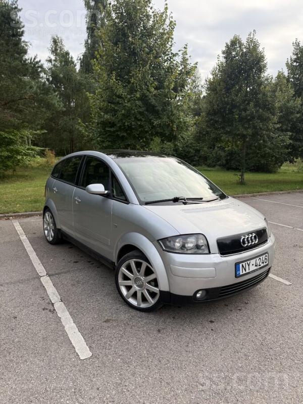Audi A2 2001 Liepāja vietnē Pelēks Audi A2 2001 Liepāja, ar dzinēja tilpumu 1.40 L un nobraukumu 258 tūkst. km par 2000 €, foto 1 vietnē AUTOMOTO.COM.LV