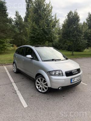 Pelēks Audi A2 2001 Liepāja, ar dzinēja tilpumu 1.40 L un nobraukumu 258 tūkst. km par 2000 €, foto  vietnē AUTOMOTO.COM.LV