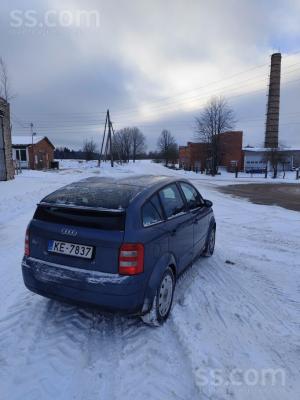 Grey Audi A2 2002 in Cesis, with an engine capacity of 1.40 L and mileage of 259 thousand km for 2300 €, photo 3 on AUTOMOTO.COM.LV