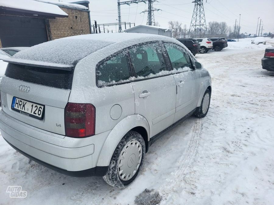 Серый Ауди А2 2002 в Мажейкяй, объемом двигателя 1.40 л и пробегом 248 тыс. км за 1150 €, фото 5 на AUTOMOTO.COM.LV
