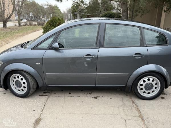 Pelēks Audi A2 2002 Kauņa, ar dzinēja tilpumu 1.40 L un nobraukumu 316 tūkst. km par 1350 €, foto 8 vietnē AUTOMOTO.COM.LV