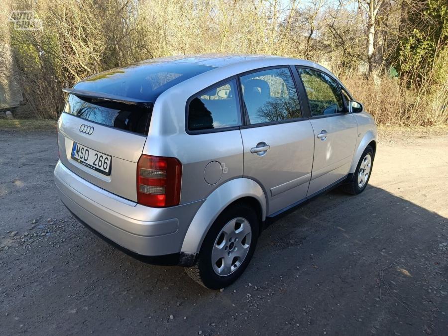 Grey Audi A2 2002 in Joniskis, with an engine capacity of 1.40 L and mileage of 175 thousand km for 880 €, photo 7 on AUTOMOTO.COM.LV
