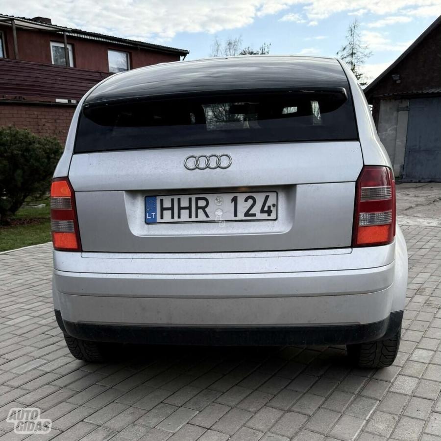 Grey Audi A2 2002 in Kaunas, with an engine capacity of 1.40 L and mileage of 322 thousand km for 1260 €, photo 4 on AUTOMOTO.COM.LV