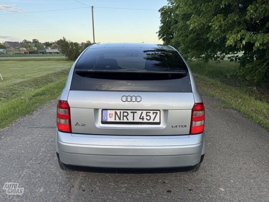 Grey Audi A2 2002 in Vilkaviskis, with an engine capacity of 1.40 L and mileage of 270 thousand km for 1600 €, photo 6 on AUTOMOTO.COM.LV