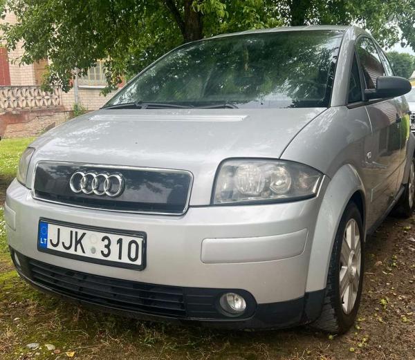Grey Audi A2 2002 in Utena, with an engine capacity of 0.00 L and mileage of 331 thousand km for 1500 €, photo 2 on AUTOMOTO.COM.LV