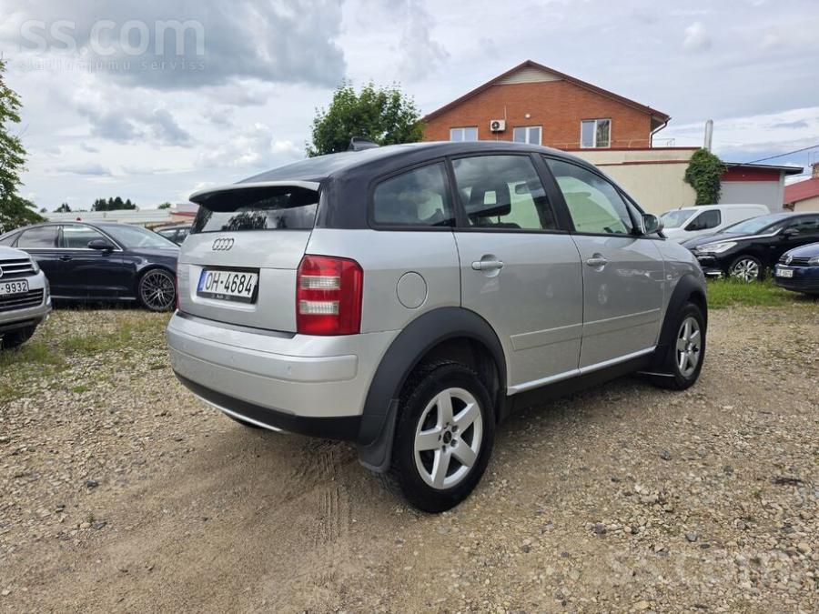 Grey Audi A2 2002 in Rezekne, with an engine capacity of 1.40 L and mileage of 0 thousand km for 2550 €, photo 6 on AUTOMOTO.COM.LV