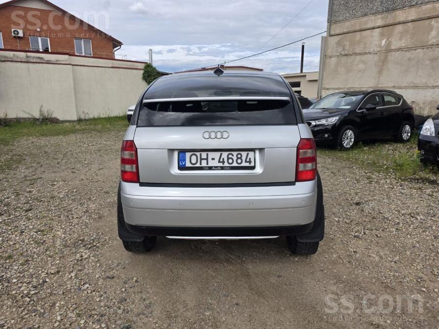 Grey Audi A2 2002 in Rezekne, with an engine capacity of 1.40 L and mileage of 0 thousand km for 2550 €, photo 9 on AUTOMOTO.COM.LV