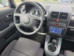 Grey Audi A2 2002 in Rezekne, with an engine capacity of 1.40 L and mileage of 0 thousand km for 2550 €, photo 13 on AUTOMOTO.COM.LV
