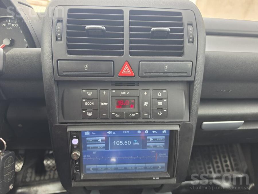 Grey Audi A2 2002 in Rezekne, with an engine capacity of 1.40 L and mileage of 0 thousand km for 2550 €, photo 15 on AUTOMOTO.COM.LV