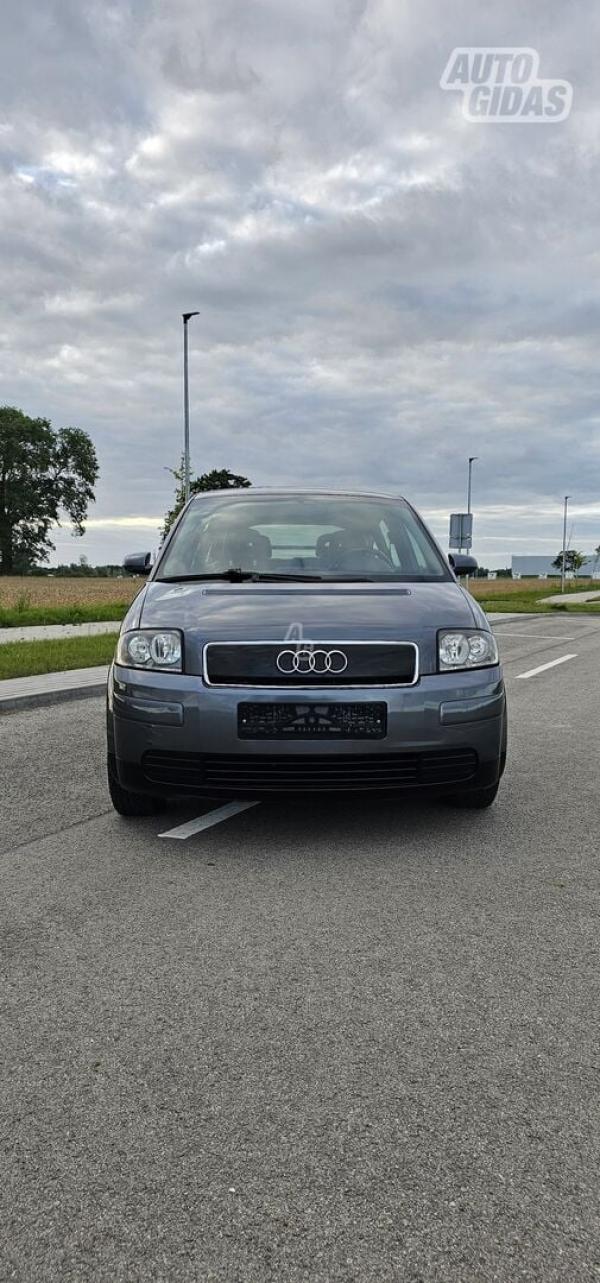Pelēks Audi A2 2002 Marijampole, ar dzinēja tilpumu 1.40 L un nobraukumu 303 tūkst. km par 2800 €, foto 2 vietnē AUTOMOTO.COM.LV