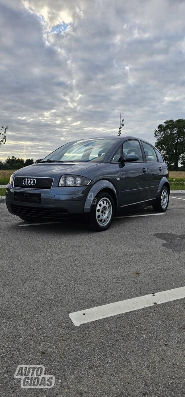 Pelēks Audi A2 2002 Marijampole, ar dzinēja tilpumu 1.40 L un nobraukumu 303 tūkst. km par 2800 €, foto 4 vietnē AUTOMOTO.COM.LV