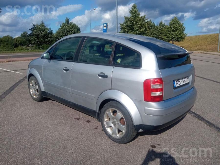Pelēks Audi A2 2002 Daugavpils, ar dzinēja tilpumu 1.40 L un nobraukumu 320 tūkst. km par 1800 €, foto 4 vietnē AUTOMOTO.COM.LV