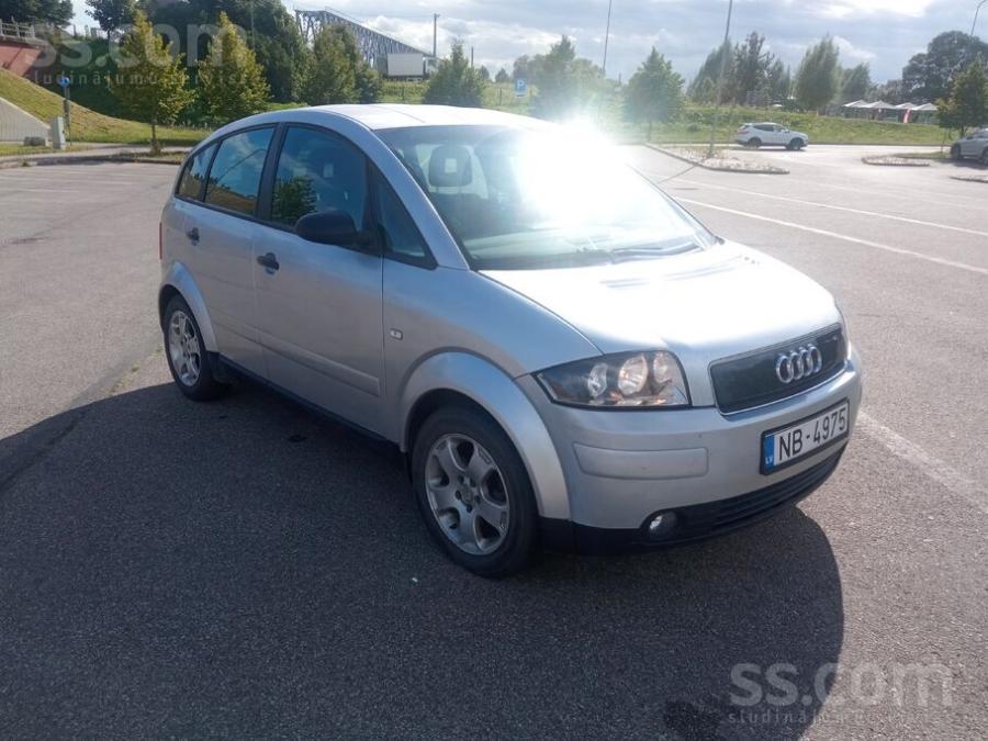 Pelēks Audi A2 2002 Daugavpils, ar dzinēja tilpumu 1.40 L un nobraukumu 320 tūkst. km par 1800 €, foto 8 vietnē AUTOMOTO.COM.LV