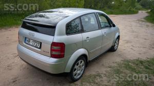 Pelēks Audi A2 2002 Rīga, ar dzinēja tilpumu 1.40 L un nobraukumu 269 tūkst. km par 2499 €, foto 7 vietnē AUTOMOTO.COM.LV