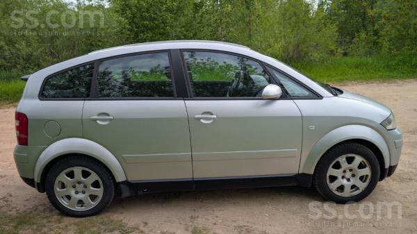 Pelēks Audi A2 2002 Rīga, ar dzinēja tilpumu 1.40 L un nobraukumu 269 tūkst. km par 2499 €, foto 8 vietnē AUTOMOTO.COM.LV