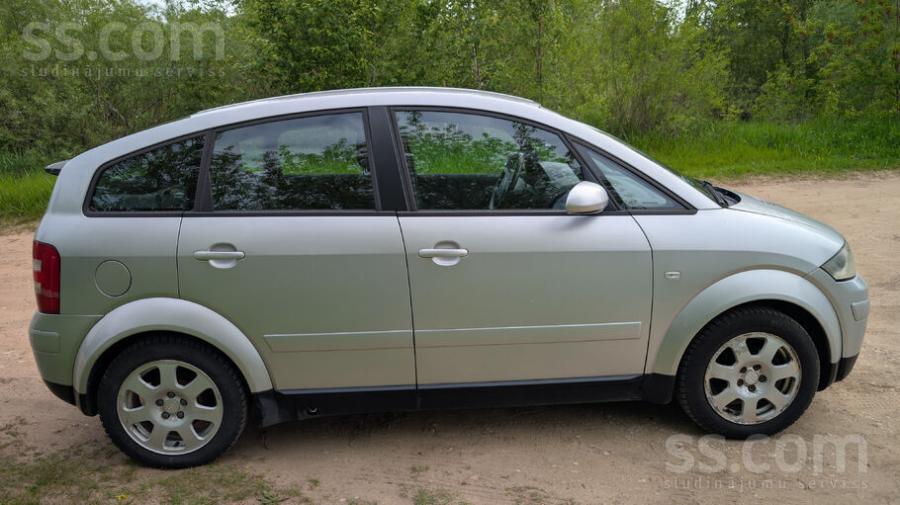 Pelēks Audi A2 2002 Rīga, ar dzinēja tilpumu 1.40 L un nobraukumu 269 tūkst. km par 2499 €, foto 8 vietnē AUTOMOTO.COM.LV