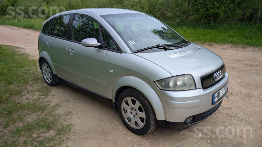 Pelēks Audi A2 2002 Rīga, ar dzinēja tilpumu 1.40 L un nobraukumu 269 tūkst. km par 2499 €, foto 9 vietnē AUTOMOTO.COM.LV