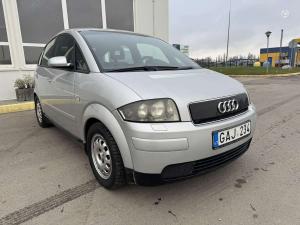 Grey Audi A2 2003 in Kretinga, with an engine capacity of 1.19 L and mileage of 242 thousand km for 2495 €, photo 2 on AUTOMOTO.COM.LV