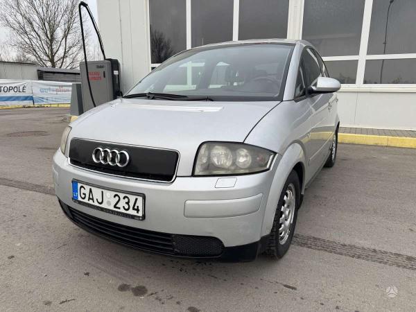Grey Audi A2 2003 in Kretinga, with an engine capacity of 1.19 L and mileage of 242 thousand km for 2495 €, photo 4 on AUTOMOTO.COM.LV