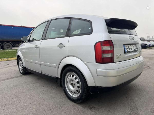 Grey Audi A2 2003 in Kretinga, with an engine capacity of 1.19 L and mileage of 242 thousand km for 2495 €, photo 6 on AUTOMOTO.COM.LV
