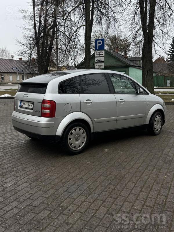 Pelēks Audi A2 2003 Daugavpils, ar dzinēja tilpumu 1.40 L un nobraukumu 295 tūkst. km par 2500 €, foto 3 vietnē AUTOMOTO.COM.LV