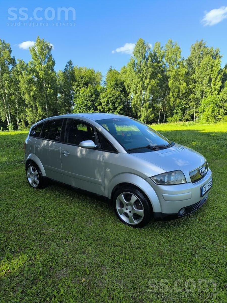 Pelēks Audi A2 2003 Ludza, ar dzinēja tilpumu 1.60 L un nobraukumu 224 tūkst. km par 2550 €, foto 3 vietnē AUTOMOTO.COM.LV
