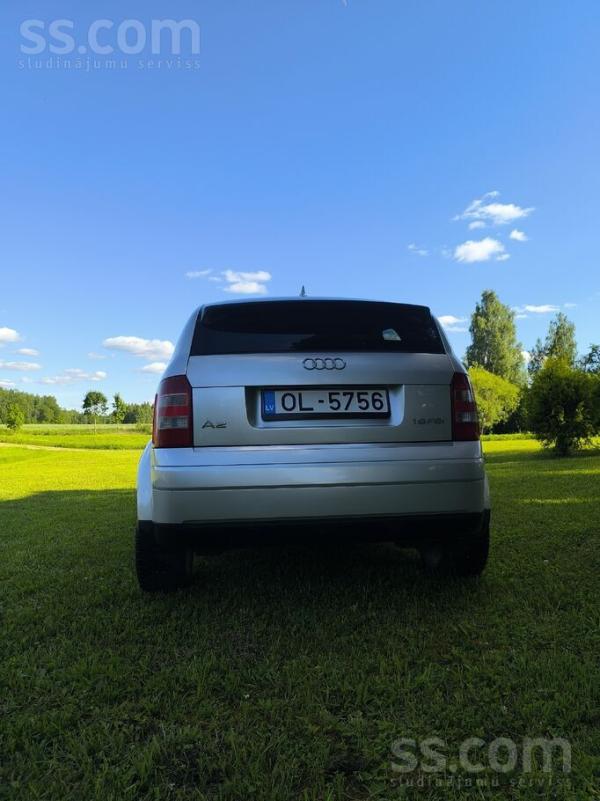 Grey Audi A2 2003 in Ludza, with an engine capacity of 1.60 L and mileage of 224 thousand km for 2550 €, photo 6 on AUTOMOTO.COM.LV