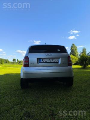 Pelēks Audi A2 2003 Ludza, ar dzinēja tilpumu 1.60 L un nobraukumu 224 tūkst. km par 2550 €, foto 7 vietnē AUTOMOTO.COM.LV