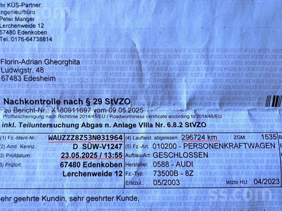 Серый Ауди А2 2003 в Даугавпилс, объемом двигателя 1.40 л и пробегом 299 тыс. км за 2249 €, фото 30 на AUTOMOTO.COM.LV