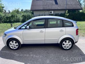 Grey Audi A2 2003 in Daugavpils, with an engine capacity of 1.40 L and mileage of 299 thousand km for 2249 €, photo 6 on AUTOMOTO.COM.LV