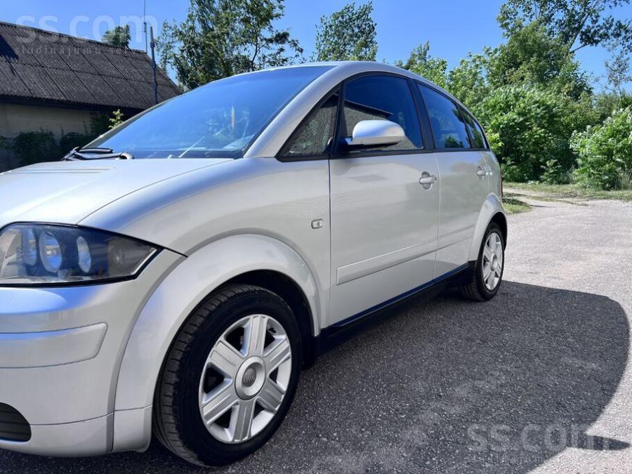 Grey Audi A2 2003 in Daugavpils, with an engine capacity of 1.40 L and mileage of 299 thousand km for 2249 €, photo 10 on AUTOMOTO.COM.LV