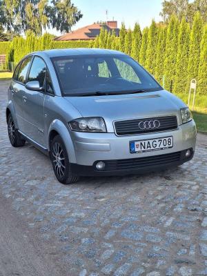 Pelēks Audi A2 2004 Šilutė, ar dzinēja tilpumu 1.42 L un nobraukumu 376 tūkst. km par 2500 €, foto  vietnē AUTOMOTO.COM.LV