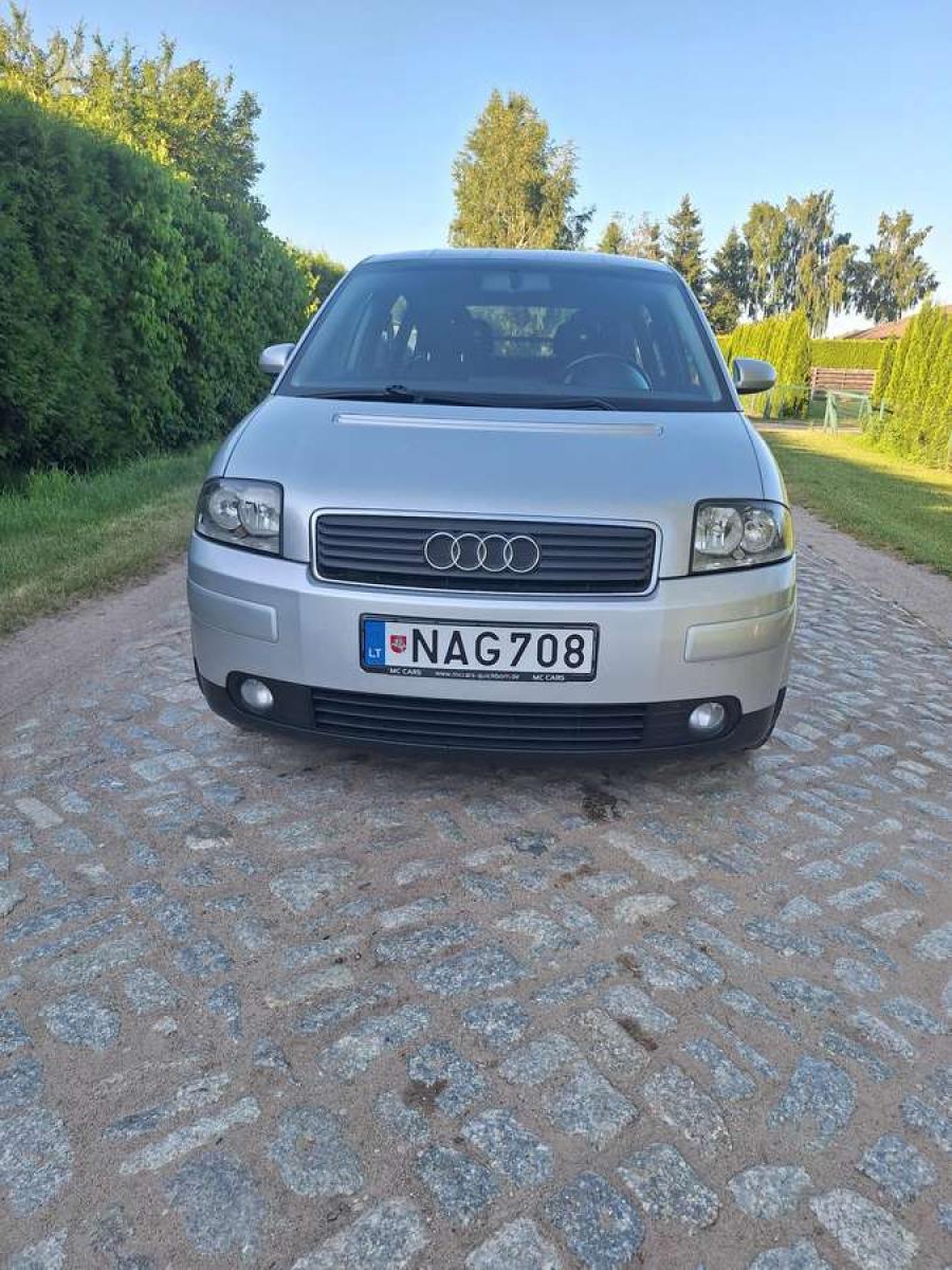 Pelēks Audi A2 2004 Šilutė, ar dzinēja tilpumu 1.42 L un nobraukumu 376 tūkst. km par 2500 €, foto 4 vietnē AUTOMOTO.COM.LV
