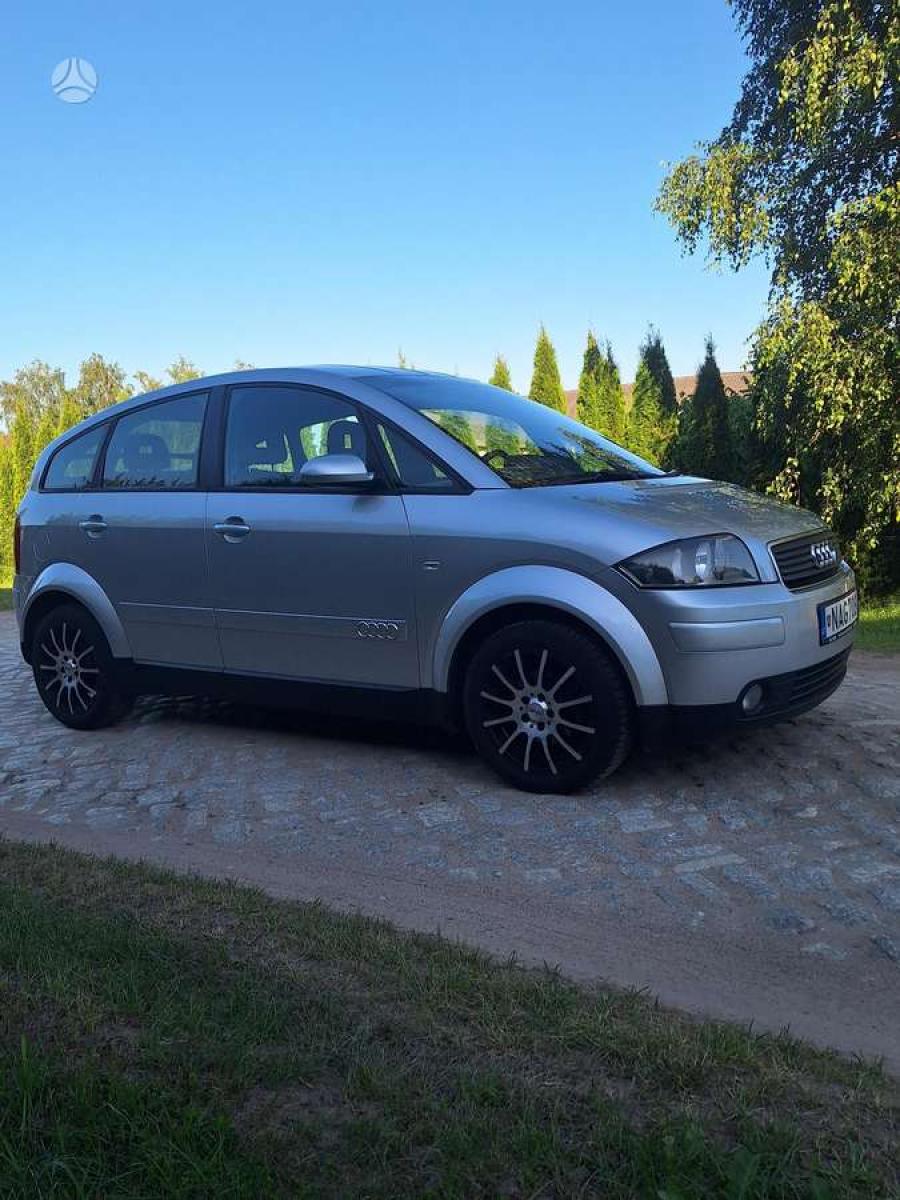 Pelēks Audi A2 2004 Šilutė, ar dzinēja tilpumu 1.42 L un nobraukumu 376 tūkst. km par 2500 €, foto 5 vietnē AUTOMOTO.COM.LV