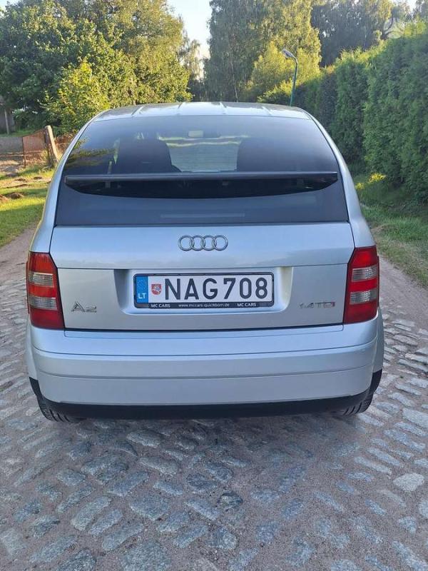 Pelēks Audi A2 2004 Šilutė, ar dzinēja tilpumu 1.42 L un nobraukumu 376 tūkst. km par 2500 €, foto 5 vietnē AUTOMOTO.COM.LV